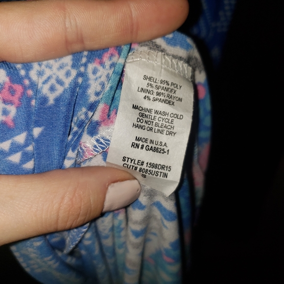 Renee C. | Dresses | Renee C Blue Knit Boho Maxi Dress Small | Poshmark